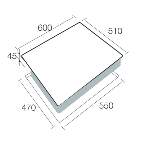 AEROGAZ Tempered Glass Gas Hob AZ-470F (60cm) – Sit And Tap